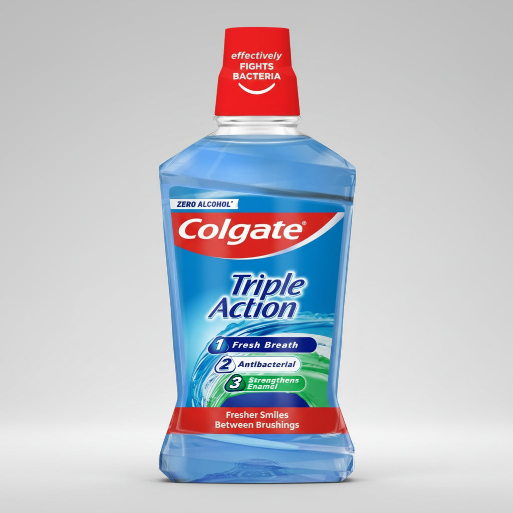 Colgate Triple Action Mouthwash 500ml